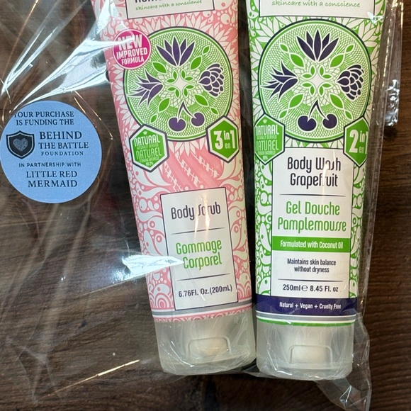 Humankind | Bath & Body | Humankind Pink And Green Body Wash And Scrub ...